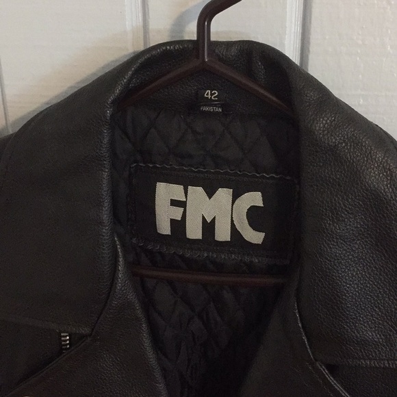 Fmc | Jackets & Coats | Fmc Leather Biker Jacket | Poshmark